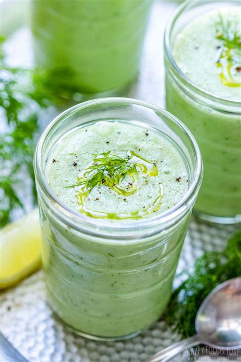 Cold Cucumber Soup Recipe Happy Foods Tube