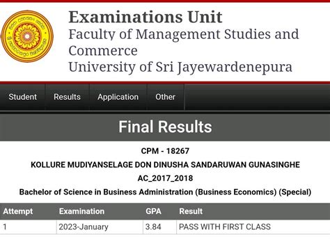 Dinusha Gunasinghe On Linkedin Graduated Firstclass 62 Comments