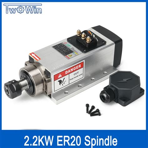 2 2KW 220V ER20 400Hz 24000rpm CNC