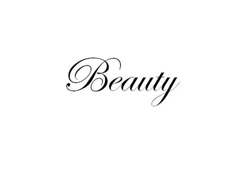 Beauty In Cursive