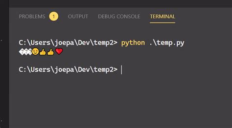 Emojis In Integrated Terminal Do Not Display Correctly · Issue 92409 · Microsoftvscode · Github
