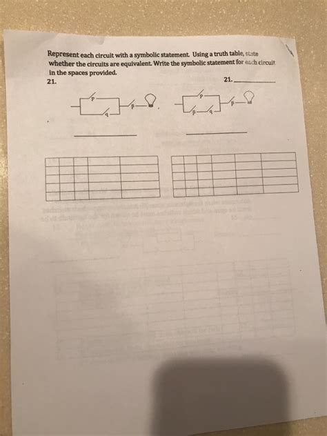 Solved Represent Each Circult With A Symbolic Statement