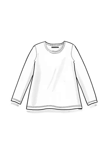 Solid Colour Top In Organic Cottonmodal