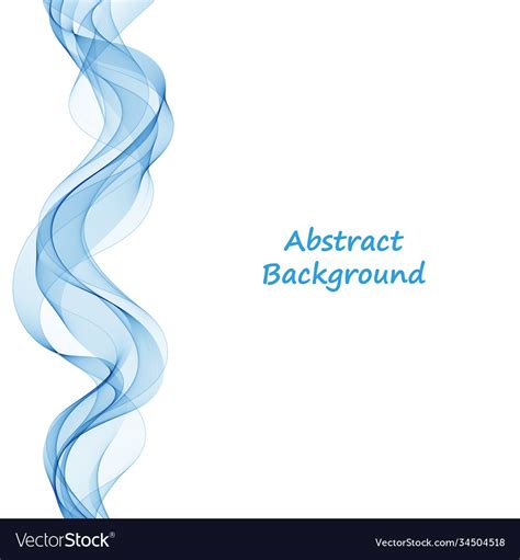 Blue Abstract Curve Wave Working Royalty Free Vector Image