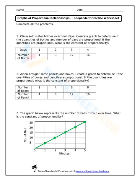 Proportional Relationship Worksheets 2024 Worksheets Library
