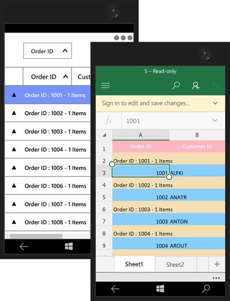 Export To Excel In UWP DataGrid Control Syncfusion
