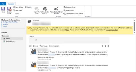 Fix Mailbox Errors In Dynamics Copilot For Sales Microsoft Learn