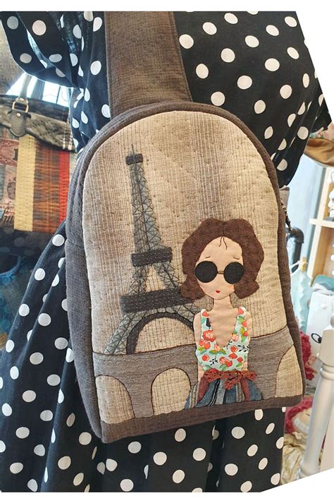 파리의 여인 슬링백 가방 패턴 슬링백 퀼트 가방 만들기