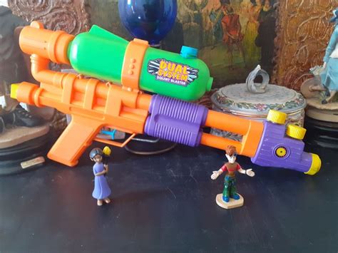 Bisnaga Verão Pistola Água Criança Esguicho Duplo Vintage Buster Duplo