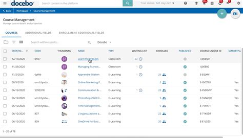 Creating Course Additional Fields Docebo Help And Support