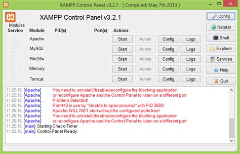 การติดตั้งเว็บเซิร์ฟเวอร์สำหรับทดสอบ xampp สำนักวิทยบริการและ