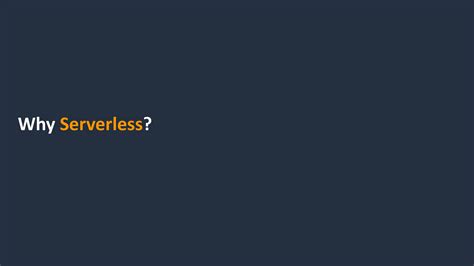 Introduction To Serverless With Aws Lambda Ppt