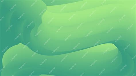 Premium Vector Abstract Green Gradient Fluid Wave Background Duotone Geometric Compositions
