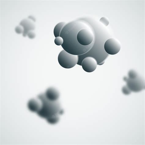 Premium Vector Abstract Molecules Atoms