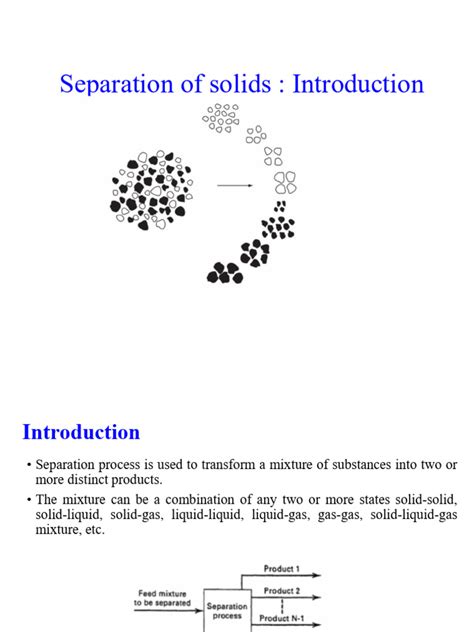 Separation Of Solids L 3 Pdf Mixture Chemical Substances