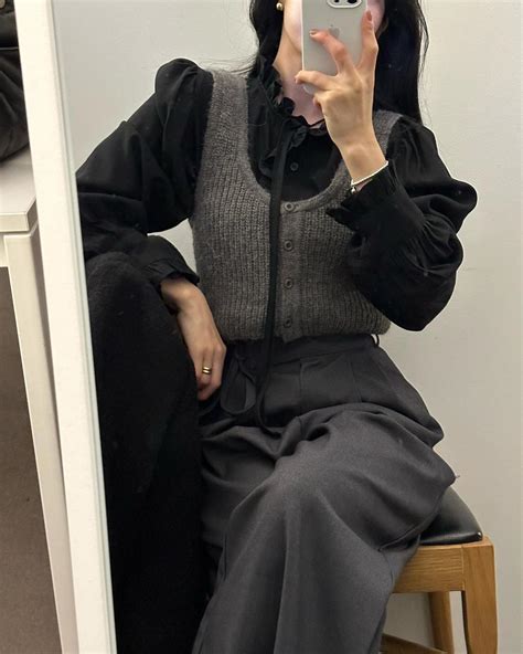 유인어스 립프 여성 겨울 이너 베스트 뷔스트에 니트조끼