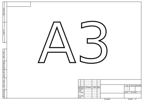 Free Clipart: ESKD paper format A3 | boobaloo