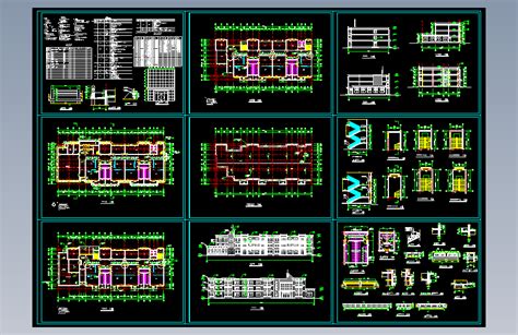 248 某幼儿园设计方案图 Autocad 2004 模型图纸下载 懒石网