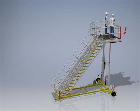 Variable Height Platform For Pax Door And Windshield Sliding Side