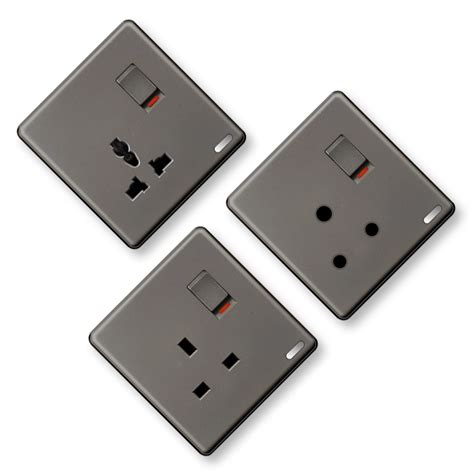 W4 Factory Home Automation Round Corner Multi Plug Multi Plug Socket Libya Ghana Wall Switch