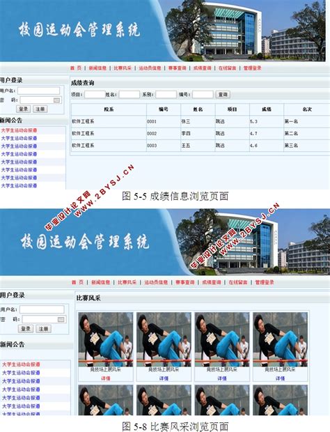 校园运动会管理系统的设计实现 ASP NET SQL 含录像 NET 计算机