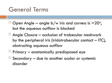 Classification Of Glaucoma Including Paediatric Glaucoma Pptx