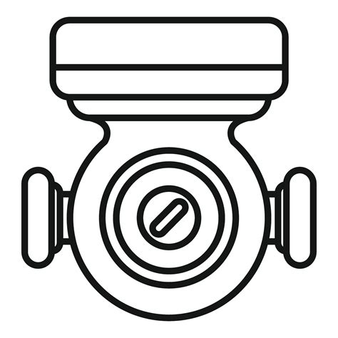 Water Meter Icon Showing Flow Measurement Device 49556897 Vector Art At Vecteezy