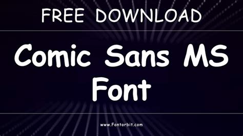 exploring the versatility of comic sans ms font