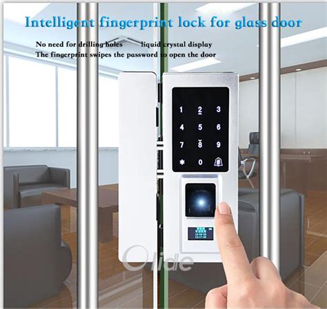 Frameless Glass Door With Card Reader Glass Door Ideas