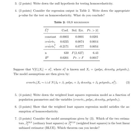 Solved Part Ii Consider The Following Residual Plot 02 04