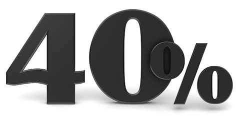 백분율 기호 번호 40 3d 금리 판매 아이콘 가격 인하 마케팅 금융 배너 그래픽 항복 서명 흰색 배경에 고립 된 라벨 0명에 대한 스톡 사진 및 기타 이미지 Istock