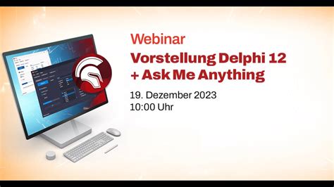 Embarcadero Live Webinar Vorstellung Delphi 12 Ask Me Anything Youtube