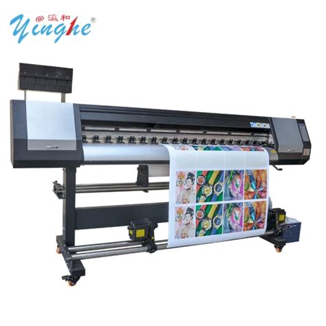 Yinghe Factory 1800w 1 8m Large Format Printer Eco Solvent Printer Printing Machine Printer
