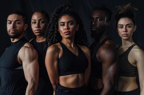 Individuals With A Range Of Body Types Demonstrating Healthy Behaviors