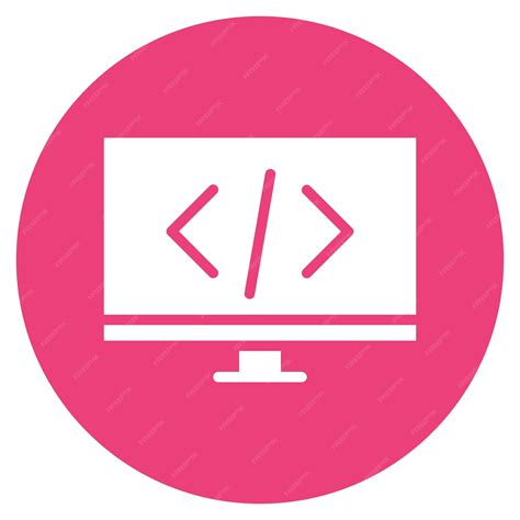 Premium Vector Laptop Coding Vector Illustration