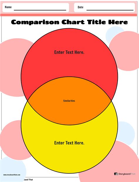 Comparison Chart Design Inspiration