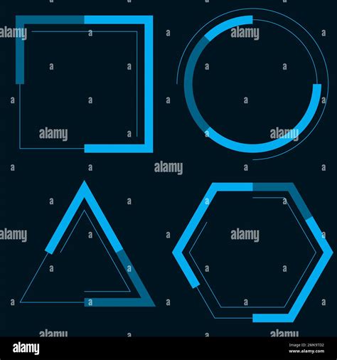 Holographic Frames Gui Ui Science Fiction Elements For The Interface