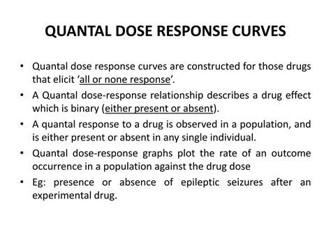 Dose Response Curve Pptx