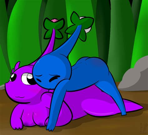 Rule 34 1 Upclock Anal Anal Sex Ass Blue Pikmin Blush Breasts Duo