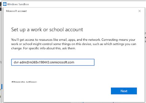 enroll windows sandbox in intune and use it as test device instead of a virtual machine syst