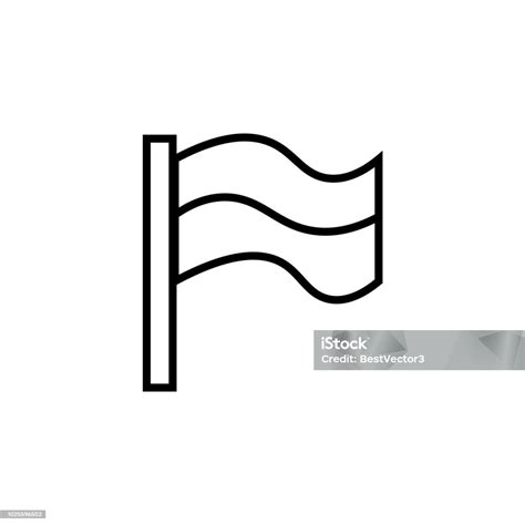 플래그 아이콘 벡터 기호와 기호 플래그 로고 개념 흰색 배경에 고립 0명에 대한 스톡 벡터 아트 및 기타 이미지 0명 기 디자인 Istock