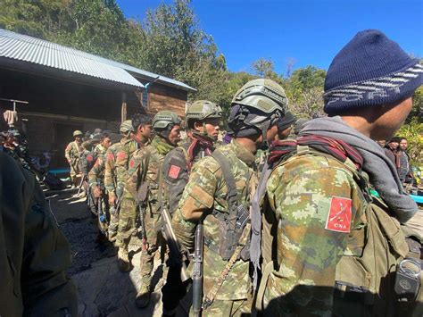 တီးတိန်မြို့ သိုင်းငင်းစခန်းပြန်ရရန် စစ်ကောင်စီ စစ်ကြောင်းထိုးလာ Myanmar Now