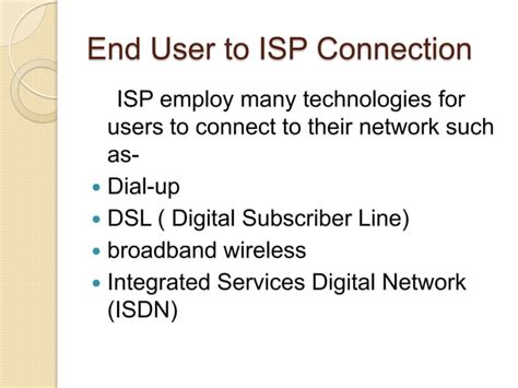 Isp PPTX Internet Service Providers Home Utilities