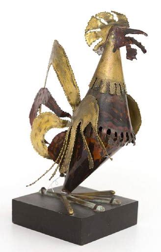 Mid Century Cock Sculpture