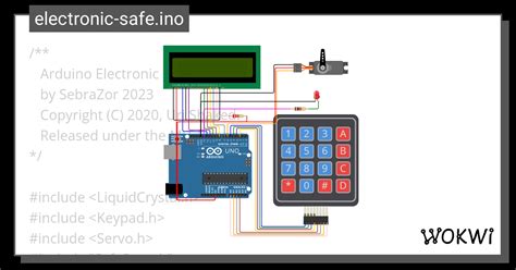 Electronic Safe O Copy Wokwi Esp32 Stm32 Arduino Simulator