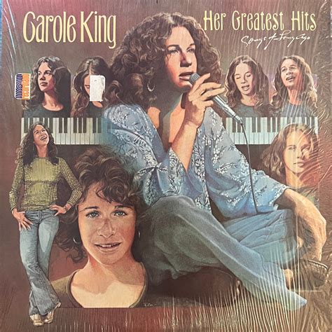Vintage 70s Vinyl Carole King Her Greatest Hits Record Album Ode