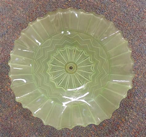 Green Glass Serving Dish Smolles A Trading Mart