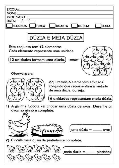 Atividades Educativas De MatemÁtica DÚzia E Meia DÚzia 1º Ano Artofit