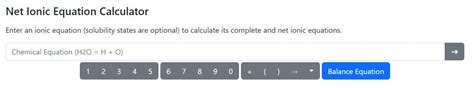 4 Best Ionic Equation Calculator To Use JSCalc Blog