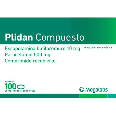 Plidan Compuesto 10mg500mg Comprimido Inkafarma